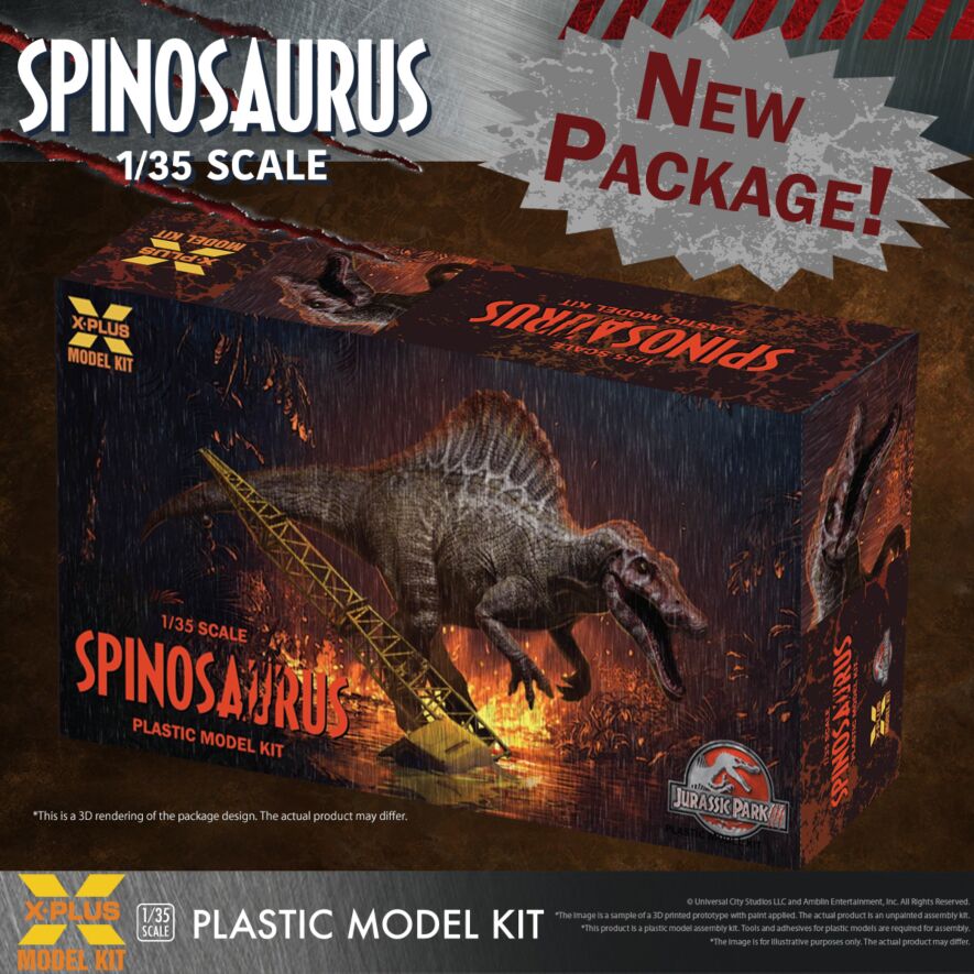 1/35 Scale Spinosaurus Plastic Model Kit