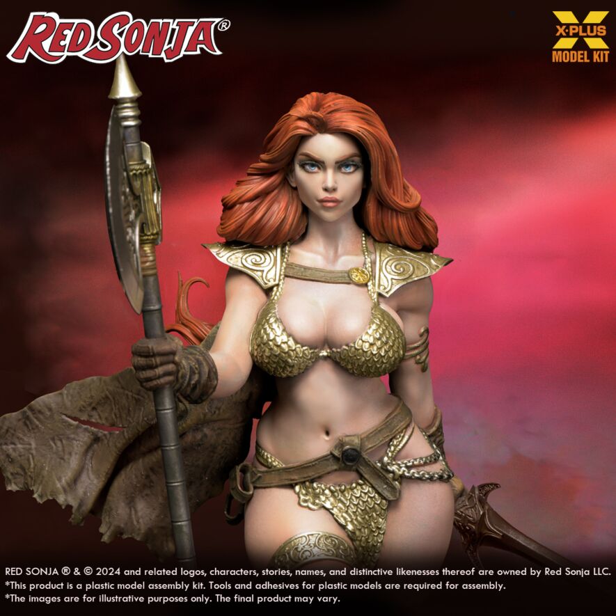 1/8 Scale Red Sonja Plastic Model Kit