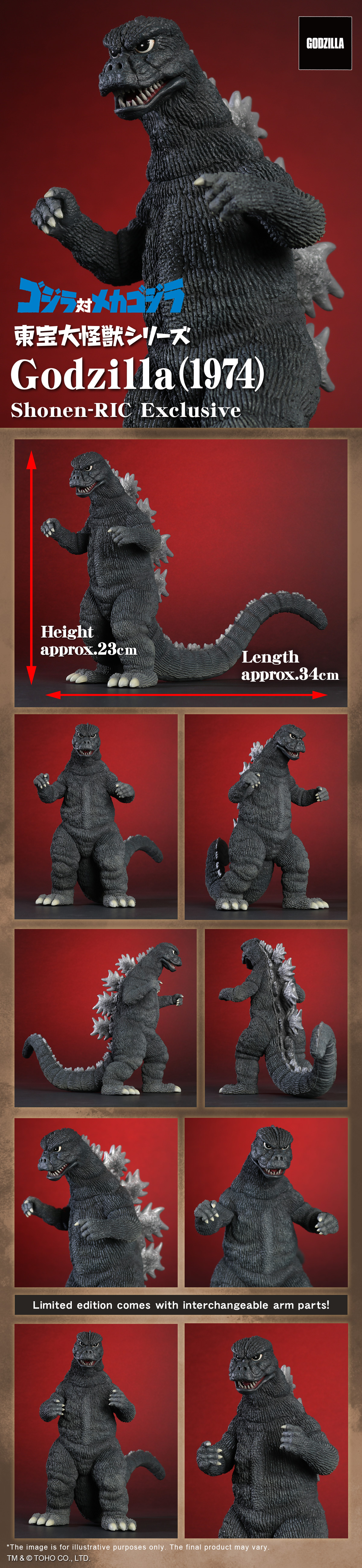 Godzilla 1974 Imposter Godzilla 1974 30cm Resin Model Kit Review!!!